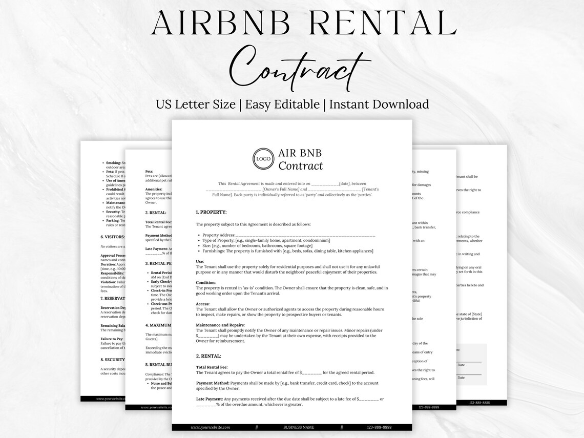 Airbnb Short Term Rental Contract, Farmhouse Vacation Rental, VRBO ...