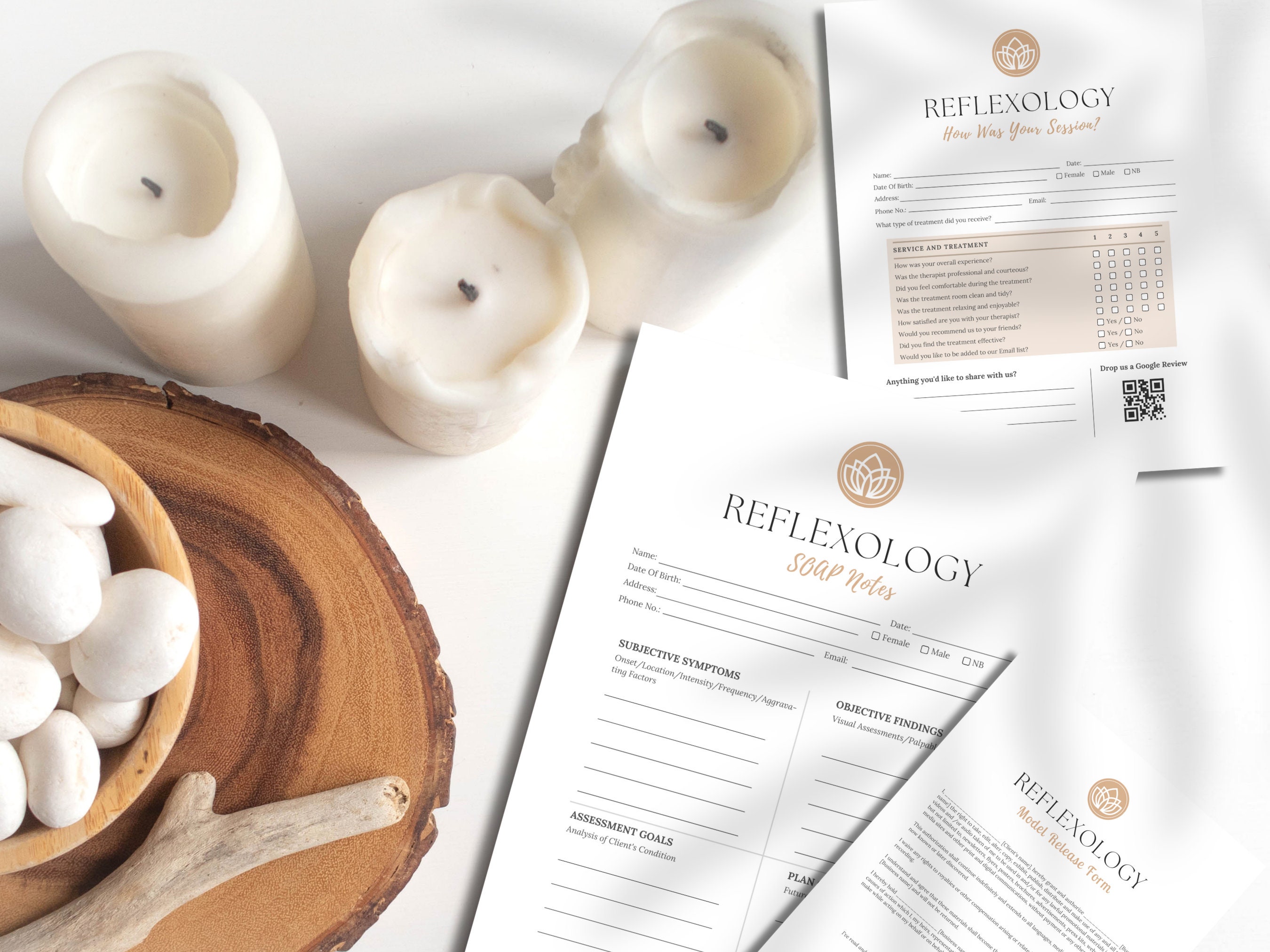 Professional Reflexology Forms Bundle Massage Policy - Etsy