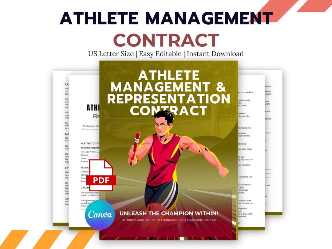 Athlete Management Contract Template: Sports Representation Agreement ...