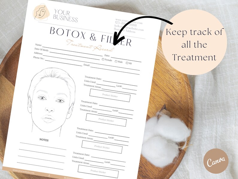 Botox and Filler Forms Bundle Client Intake Botulinum Neurotoxins Forms ...