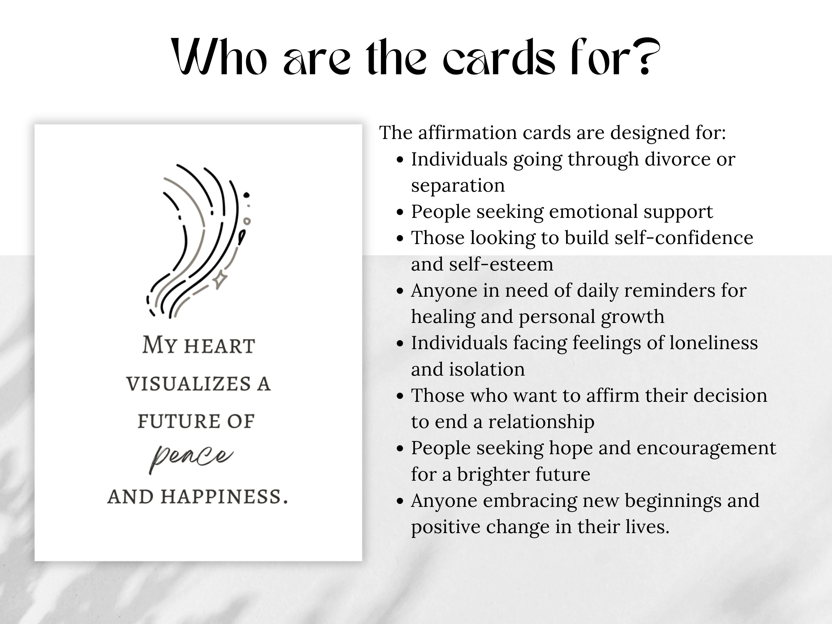 Empowering Affirmations for Divorce Recovery, Separation Affirmation ...