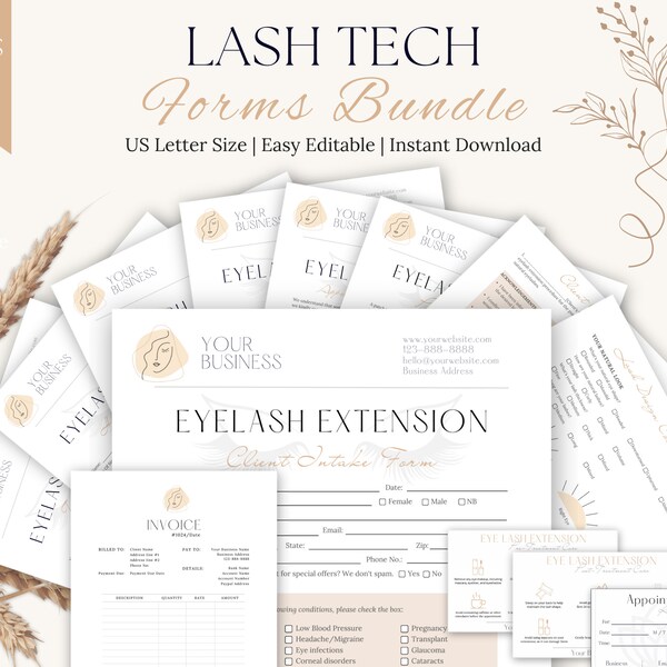 Lash Consultation Form - Etsy