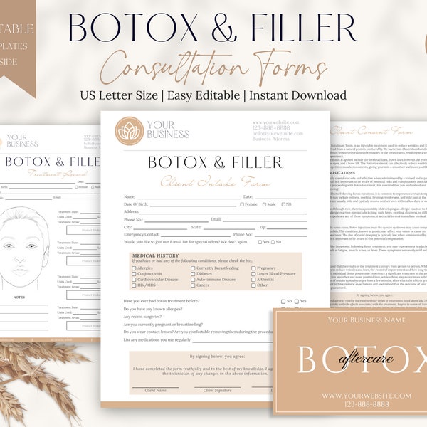 Botox Client Record - Etsy