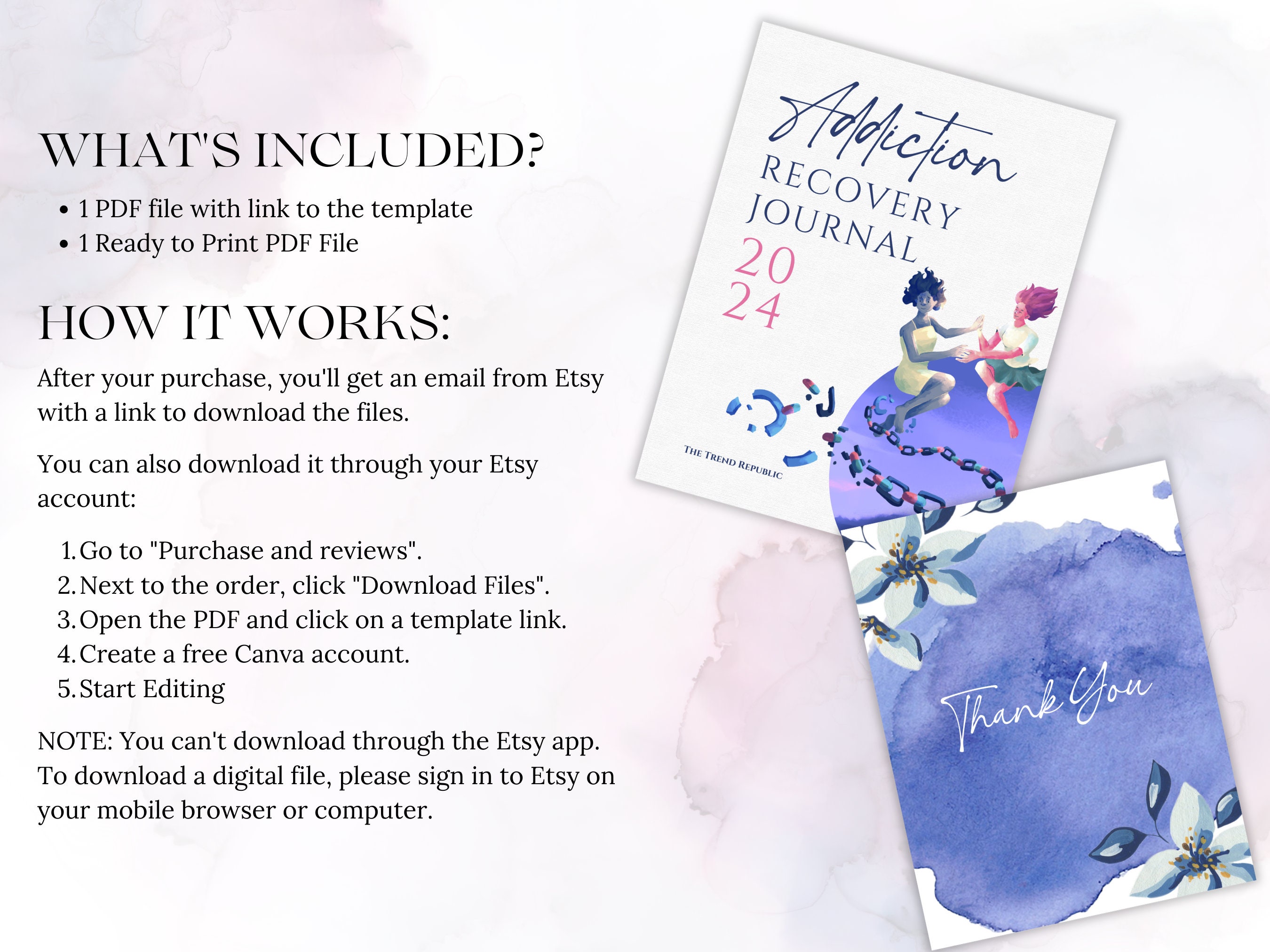 Addiction Recovery Planner, Sobriety and Substance Abuse Journal ...