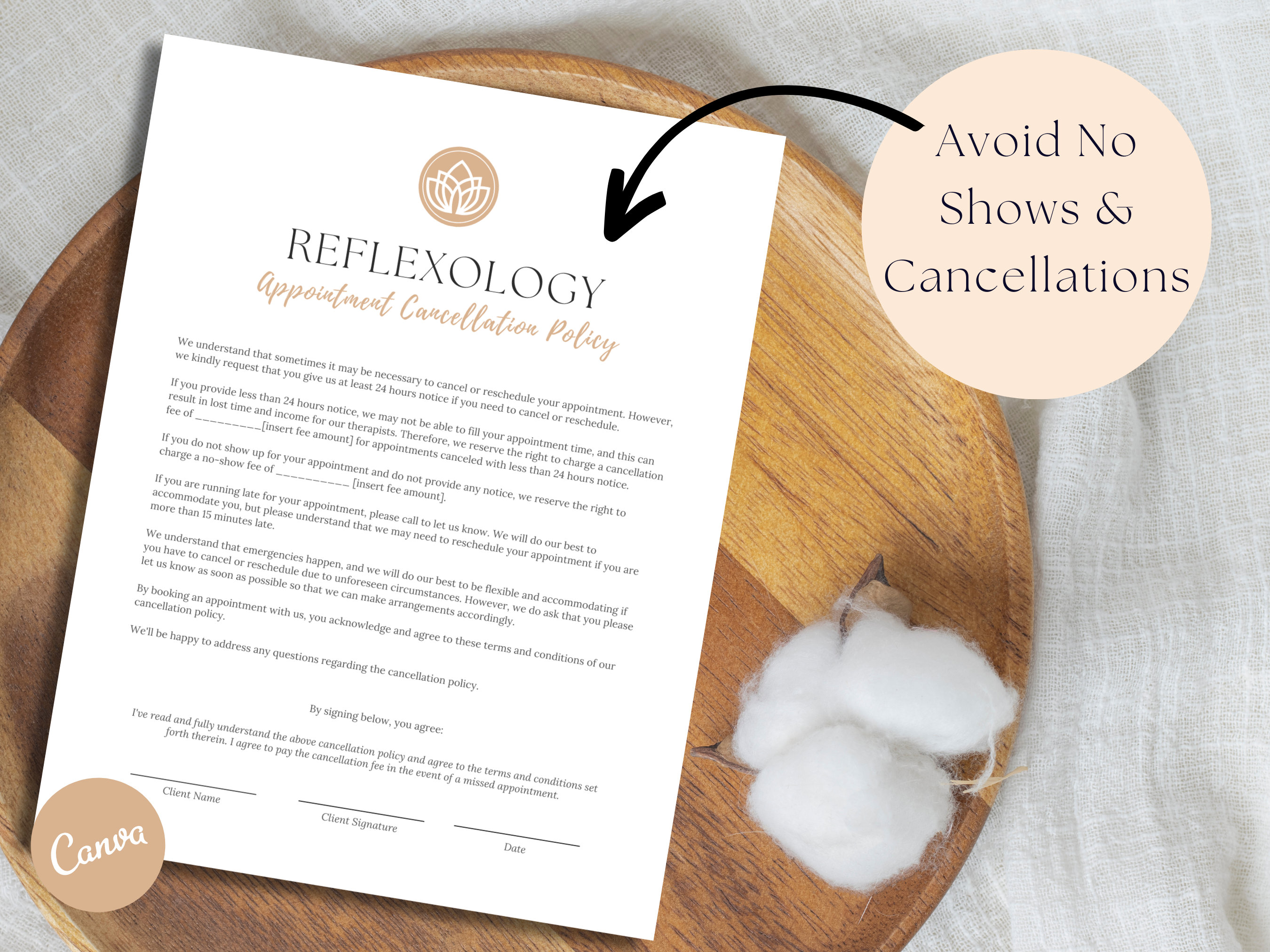Professional Reflexology Forms Bundle Massage Policy - Etsy