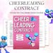 Cheerleading Contract Template: High School Program (digital Download) - Etsy