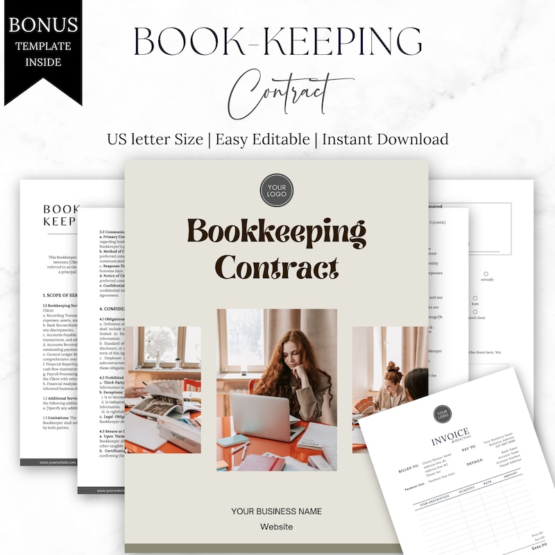 Bookkeeping Contract - Etsy