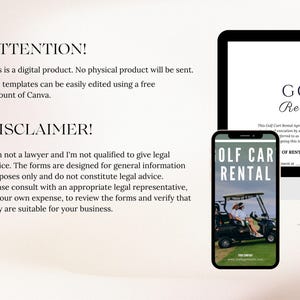 Golf Cart Rental Contract Template: Customizable Liability Waiver ...