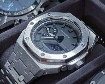 Casioak Custom Casio G-shock GMA S2100 Black Case White - Etsy