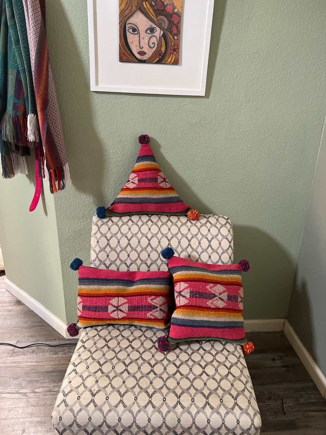 Peruvian Pillow Triangle Shape - Etsy