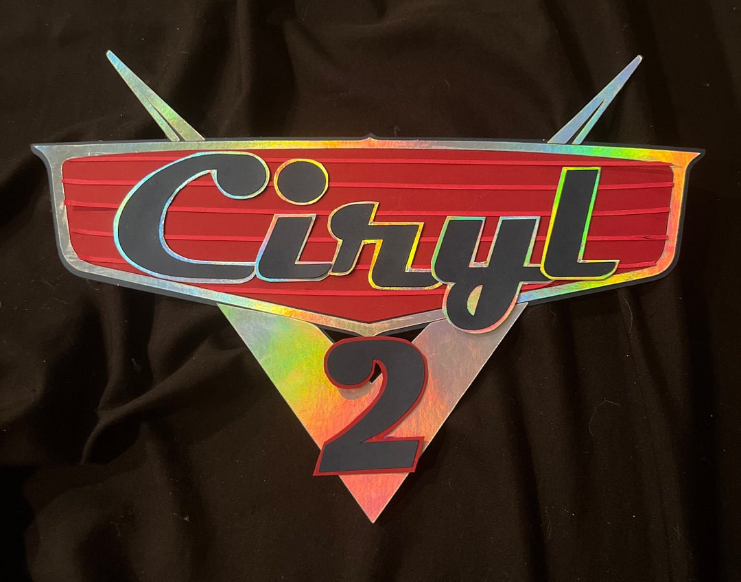 CARS Themed Name Sign - Etsy