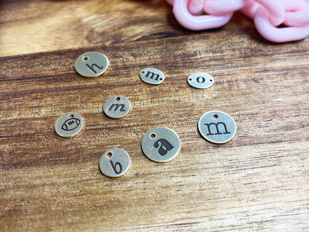 Permanent Jewelry Alphabet Letters Dainty Charm Gold Filled or Sterling ...