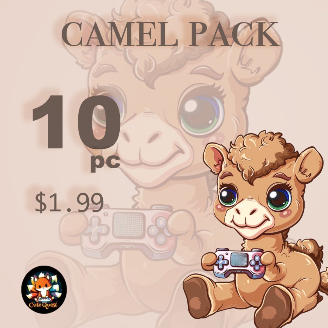 Camel Video Game 10 Pack Sticker Sheet, Sticker Pack, High Quality ...