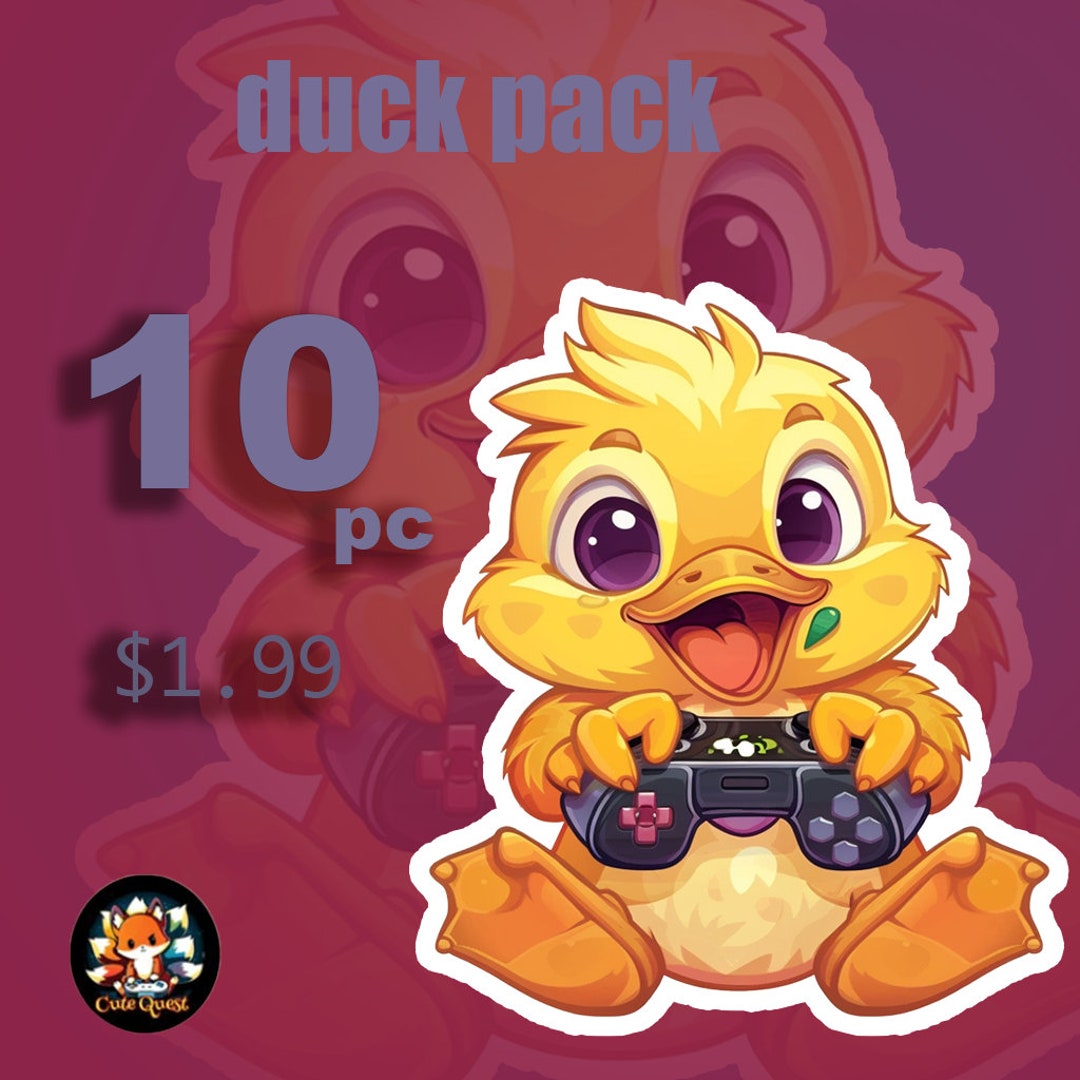 Duck Sticker Pack, Stickers for Kids, Whimsical Stickers - Etsy