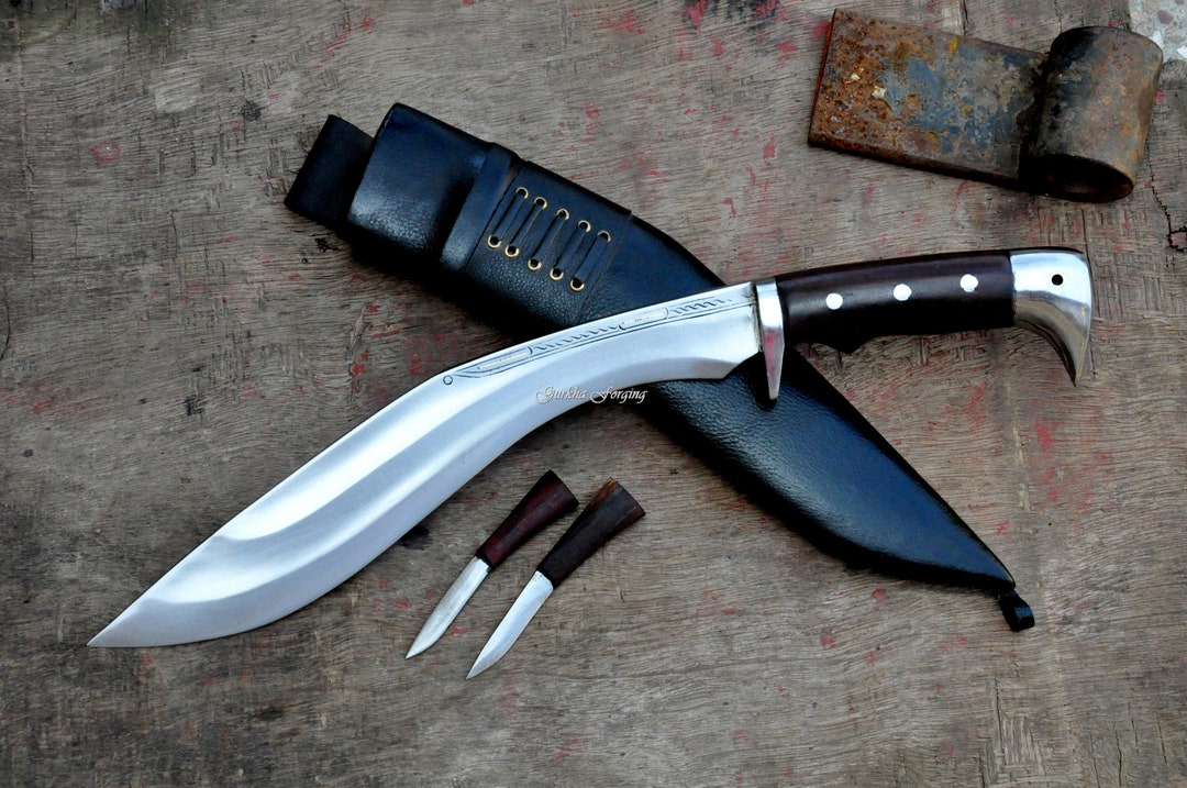 14 Inches Long Blade Eagle Kukri-khukuri-double Fullers on the Blade ...