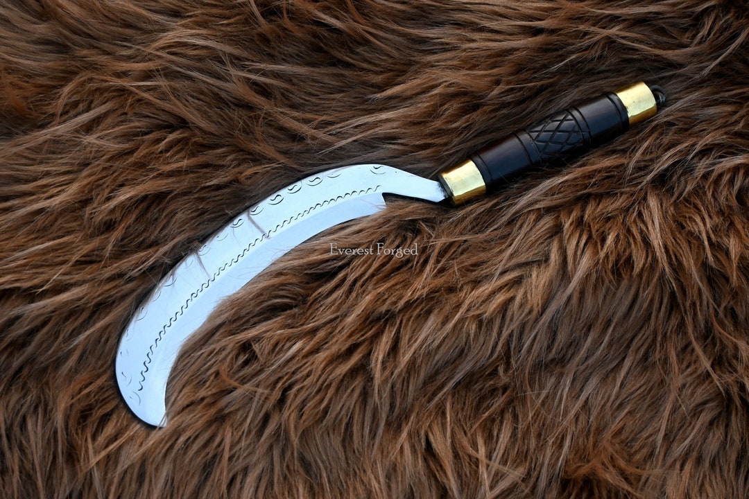 9 Inches Long Blade Sickle Knife Hand Forged Sickle-traditional ...