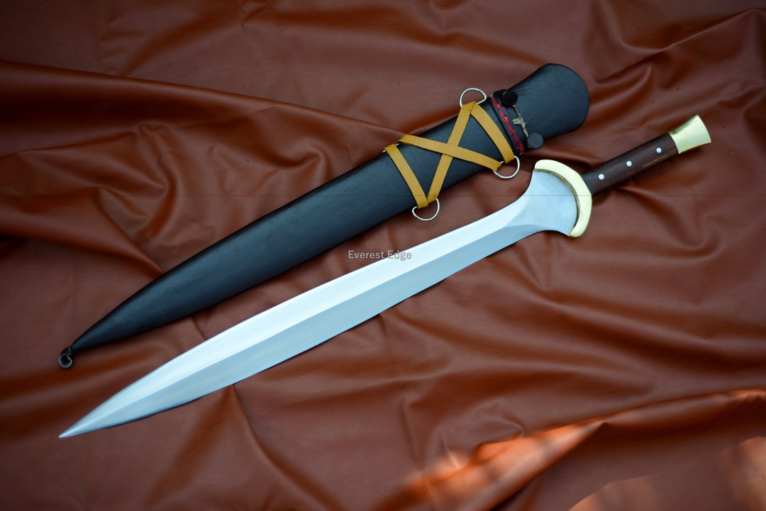 21 Inches Long Blade Xiphos Sword-greek Xiphos-hand Forged Xiphos Sword-historical Sword-viking ...