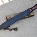 22 Inches Long Blade Hand Forged Celtic Leaf Sword-hand Forged ...