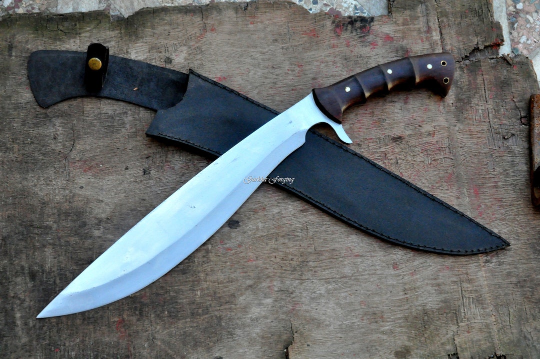 16 Inches Long Blade Jungle Machete-hunting Cleaver-bush Clearing ...
