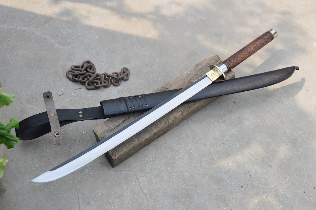 24 Inches Long Blade Traditional Samurai Sword-hand Forged Japanese ...
