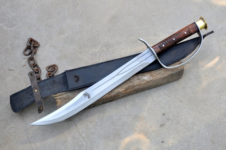 Dragon Tooth Bowie-18 Inches Long Blade Dragon Tooth Bowie - Etsy