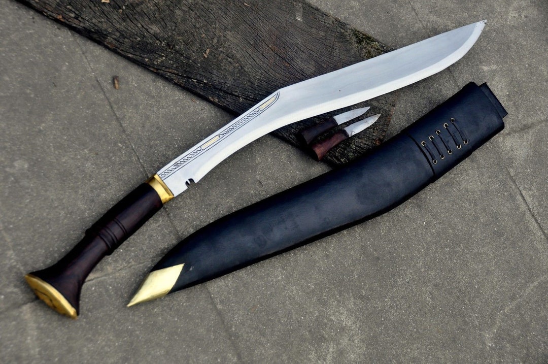 Kukri Sword-20 Inches Long Blade Khukuri Machete-narrow Blade-tempered ...