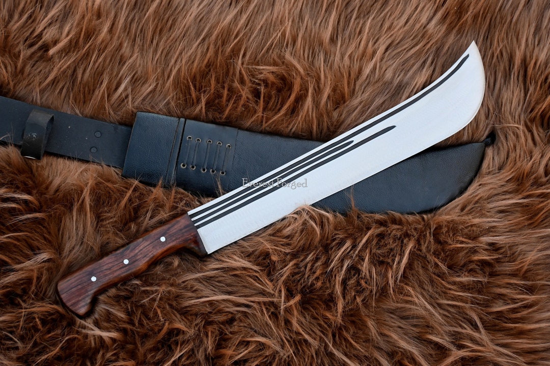 16 Inches Long Blade Panga Machete-hand Forged Jungle Machete-real ...