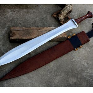 28 Inches Blade Large Xiphos Sword-greek Xiphos-hand Forged Xiphos ...