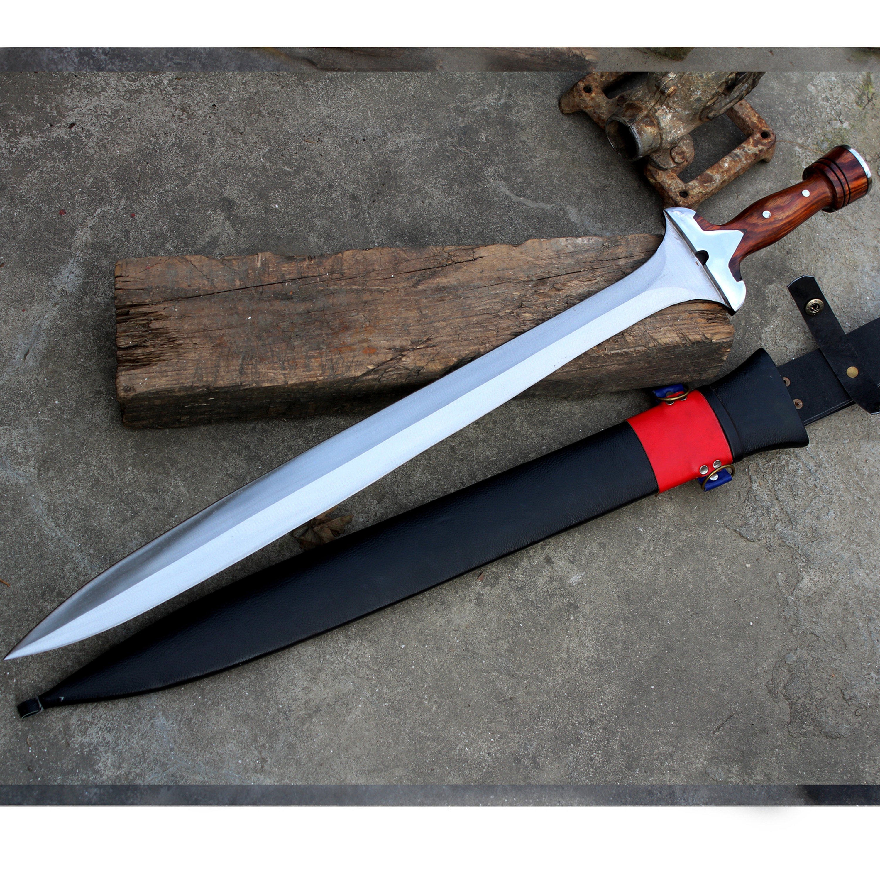 Xiphos Sword Dimensions EGKH 22 Inches Hand Forged Blade Greek Xiphos
