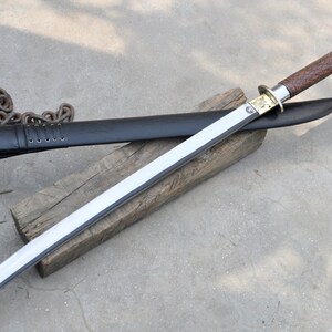 24 Inches Long Blade Traditional Samurai Sword-hand Forged Japanese ...