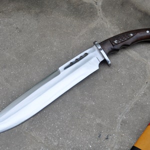 15 Inches Long Blade Toothpick Bowie-handmade Large Bowie-short Sword ...