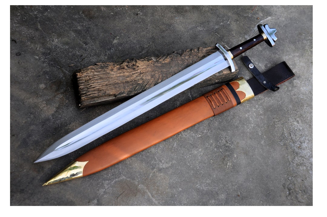22 Inches Long Blade Hand Forged Norseman Viking Sword-historical Sword ...