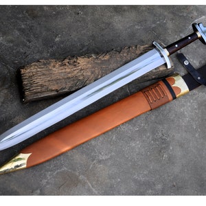 22 Inches Long Blade Hand Forged Norseman Viking Sword-historical Sword ...