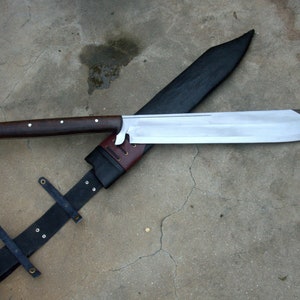 21 Inches Long Blade Large Cleaver- Ultimate Cleaver-hand Forged-double ...