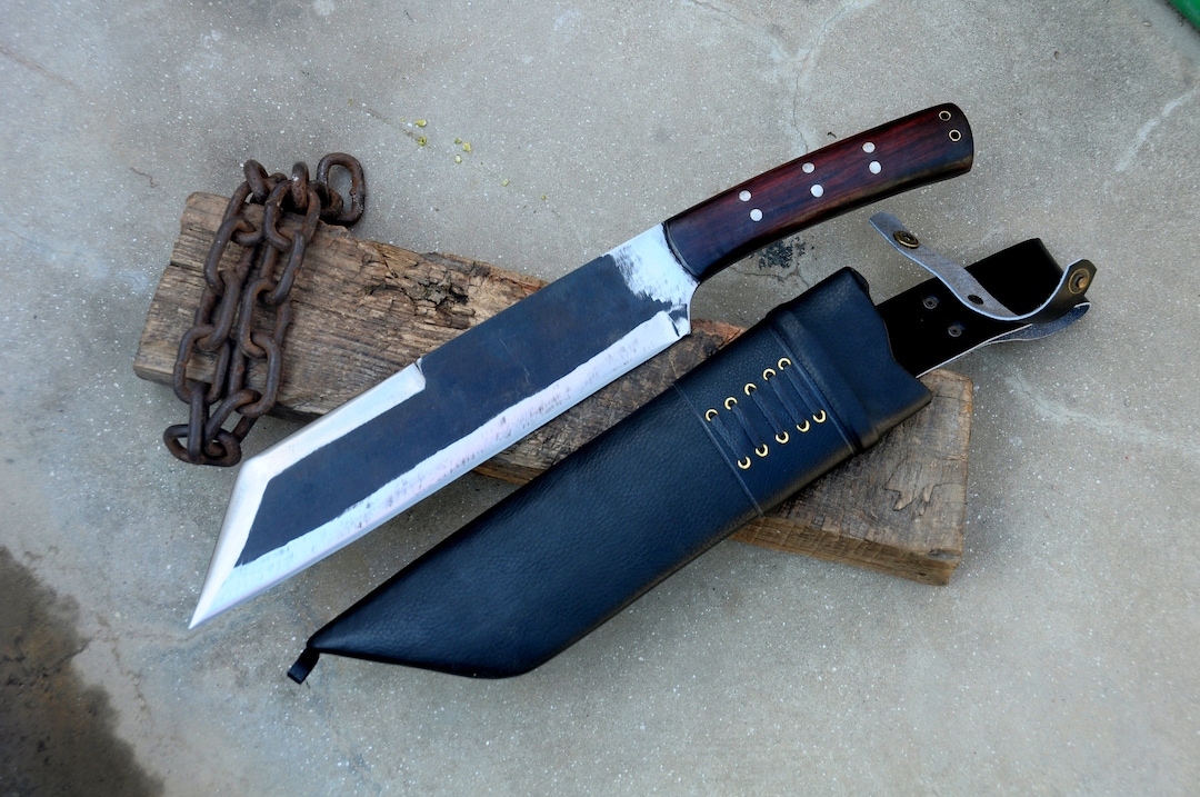12 Inches Long Blade Bush Cleaver-hand Forged Chopper-cleaver-machete ...