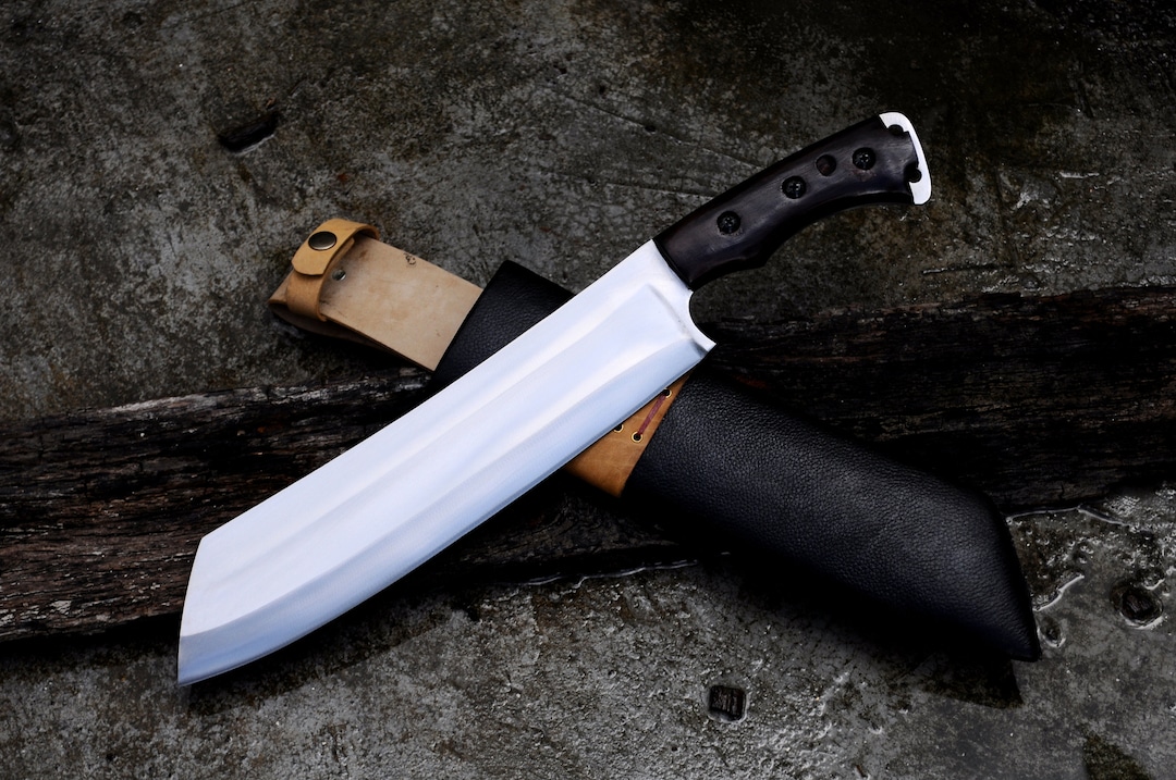 12 Inches Long Double Fuller Cleaver-hunting Cleaver-bush Clearing ...