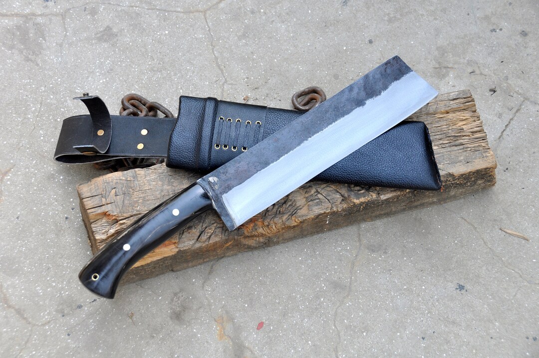 10 Inches Long Blade Hand Forged Large Chopper-handmade Large Knife ...