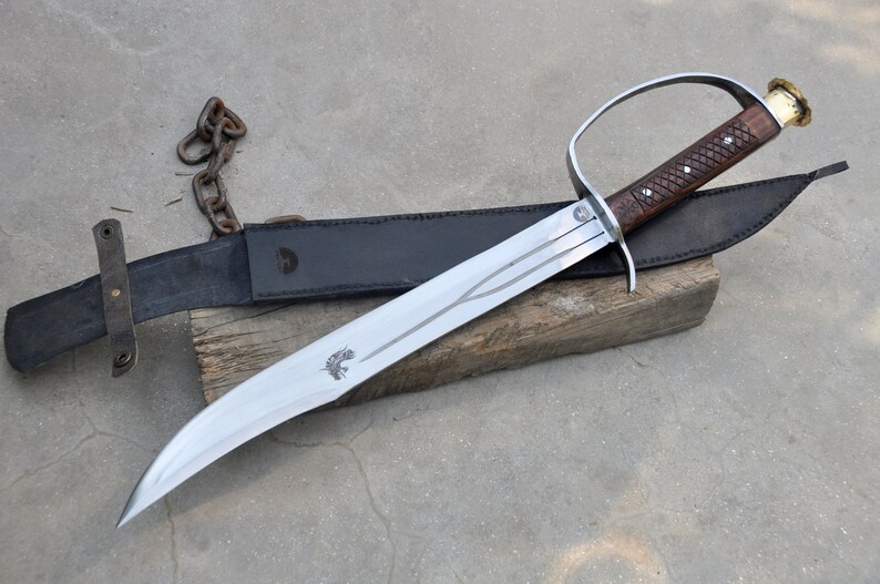 Dragon Tooth Bowie-18 Inches Long Blade Dragon Tooth Bowie - Etsy
