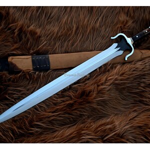24 Inches Long Blade Hand Forged Viking Sword-historical Sword-handmade ...