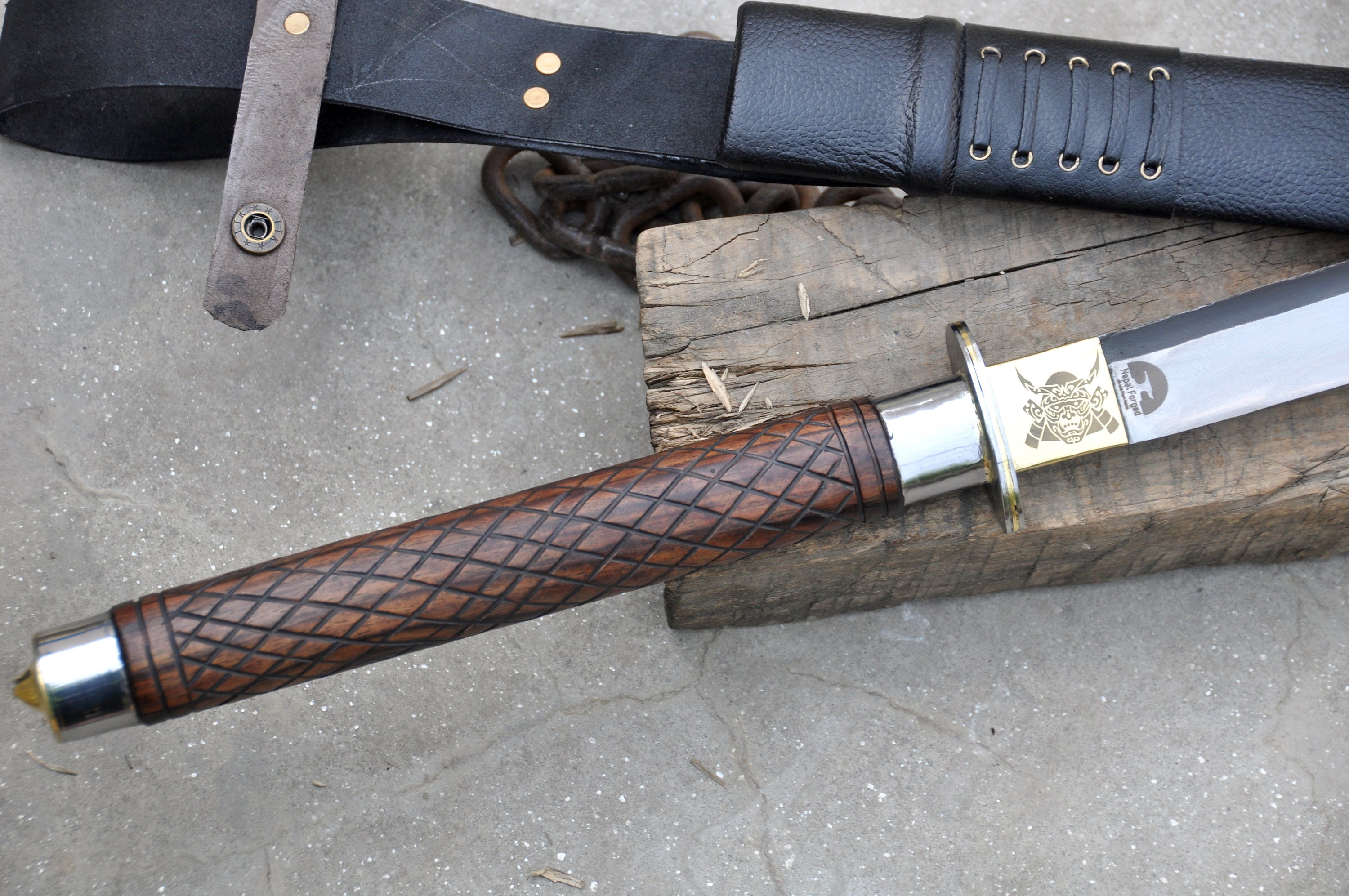 24 Inches Long Blade Traditional Samurai Sword-hand Forged - Etsy