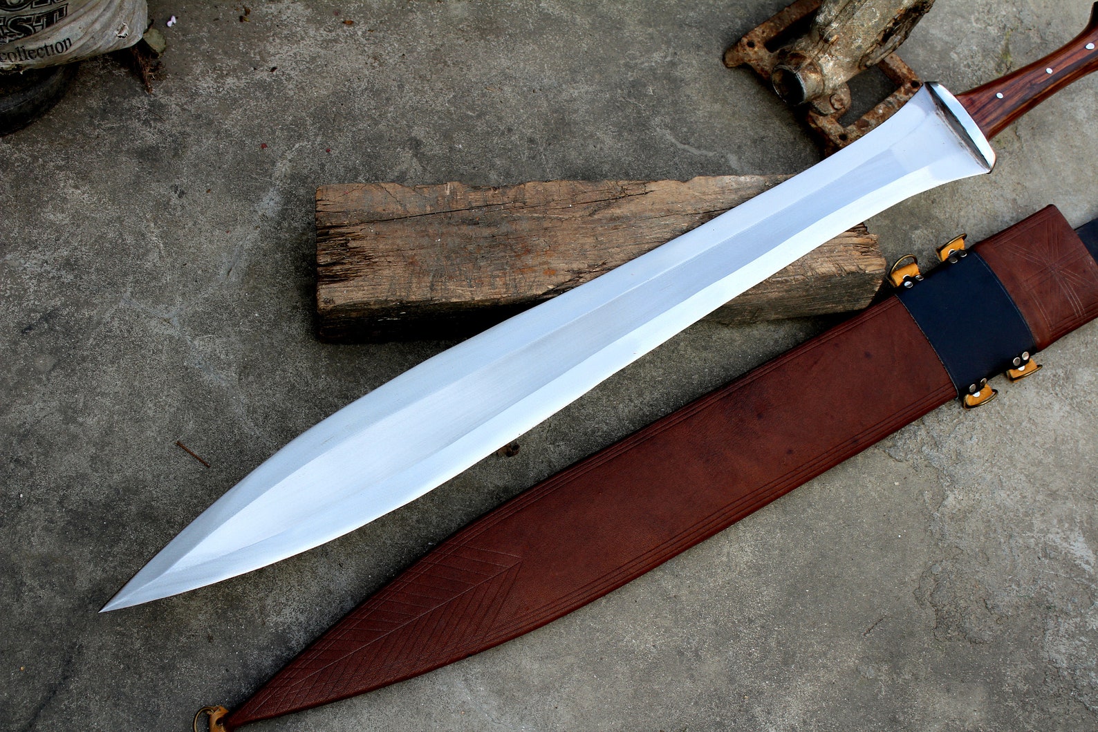 28 Inches Blade Large Xiphos Sword-greek Xiphos-hand Forged - Etsy ...