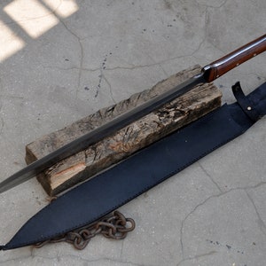 22 Inches Long Blade Hand Forged Celtic Leaf Sword-hand Forged ...