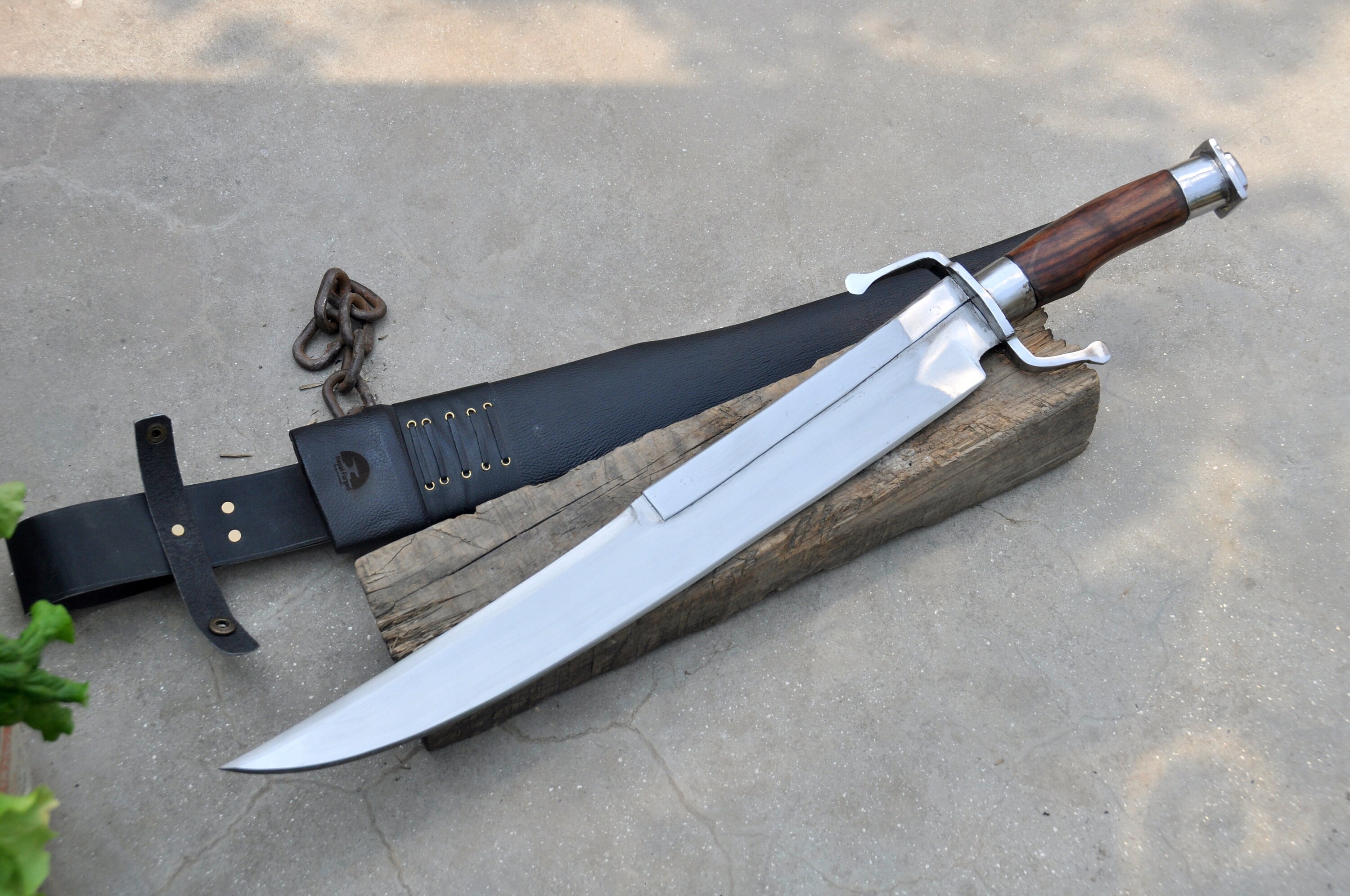 18 Inches Long Blade Bowie Machete-hunting Cleaver-bush - Etsy
