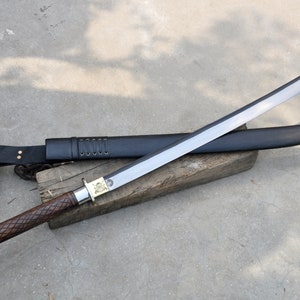 24 Inches Long Blade Traditional Samurai Sword-hand Forged Japanese ...