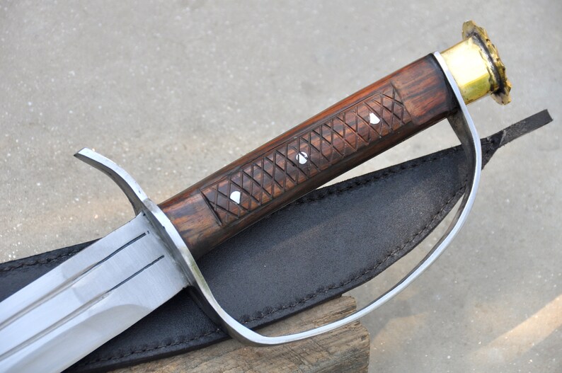 Dragon Tooth Bowie-18 Inches Long Blade Dragon Tooth Bowie - Etsy