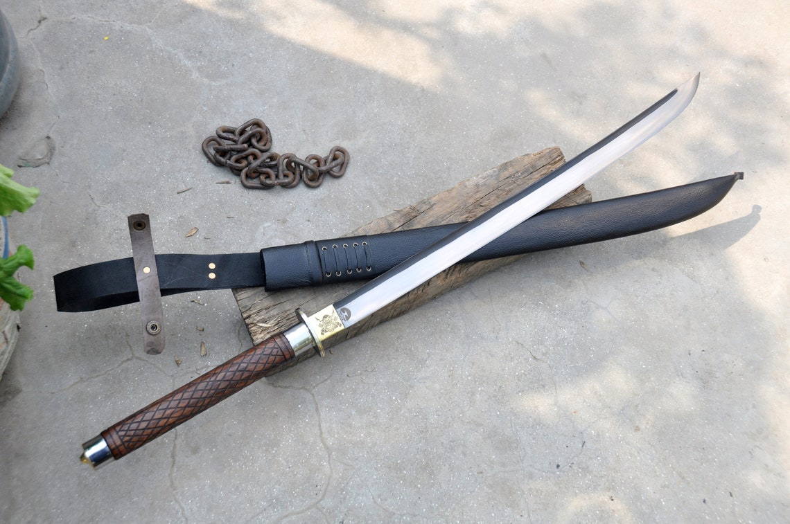 24 Inches Long Blade Traditional Samurai Sword-hand Forged - Etsy
