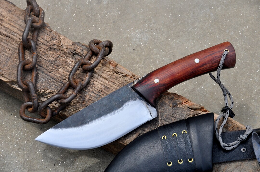 7 Inches Long Blade Bush Craft Knife-knives-tempered-sharpen-hunting ...