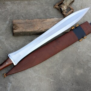 28 Inches Blade Large Xiphos Sword-greek Xiphos-hand Forged Xiphos ...