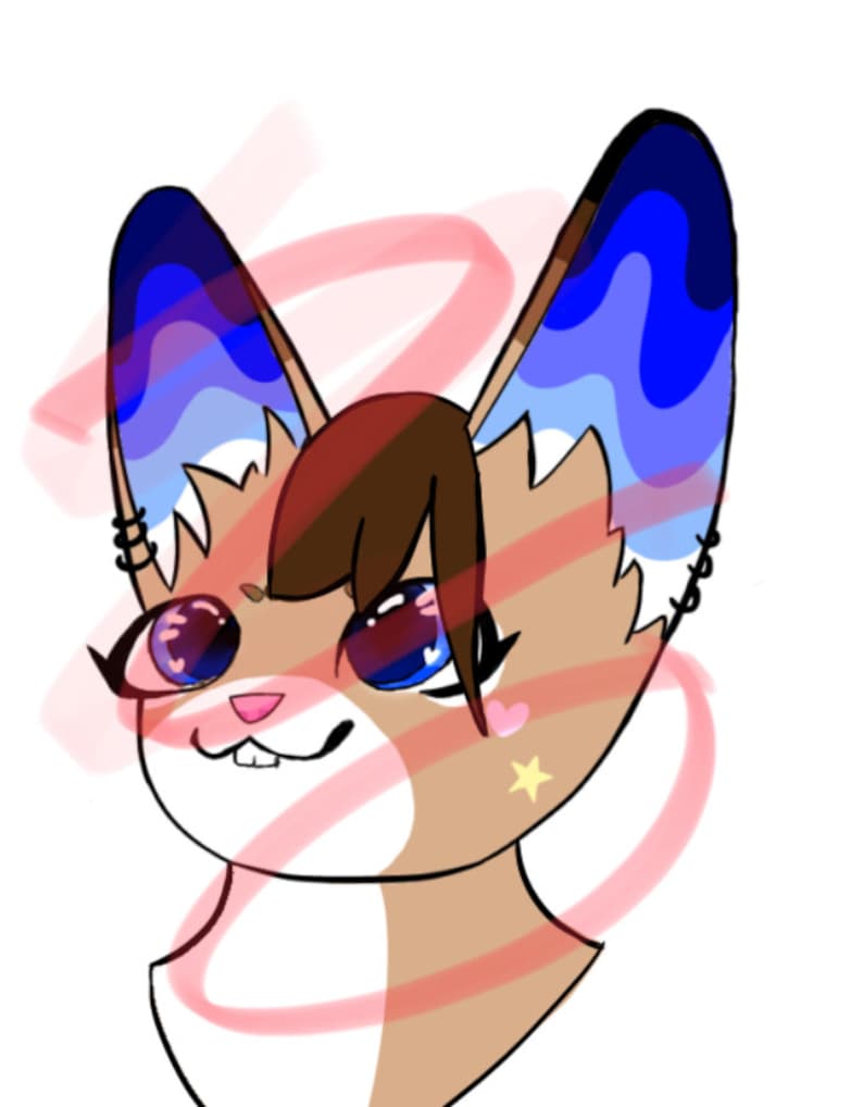 Rabbit Fursona Adopt Fursuit Friendly Ref Sheet Adopt - Etsy