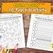 20 Page Kid Activity, Printable, Count, Coloring Pages, Counting ...